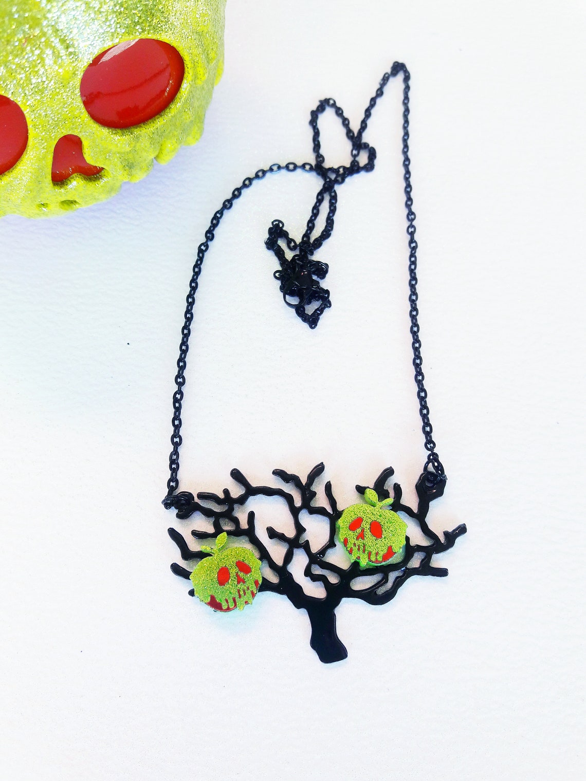 Posion Apple Tree Necklace | Etsy