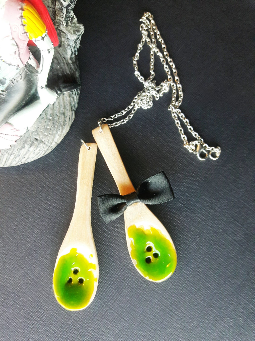 Sally's Deadly Nightshade Soup Spoon Necklace ~ Sally Cosplay ~ Dr ...