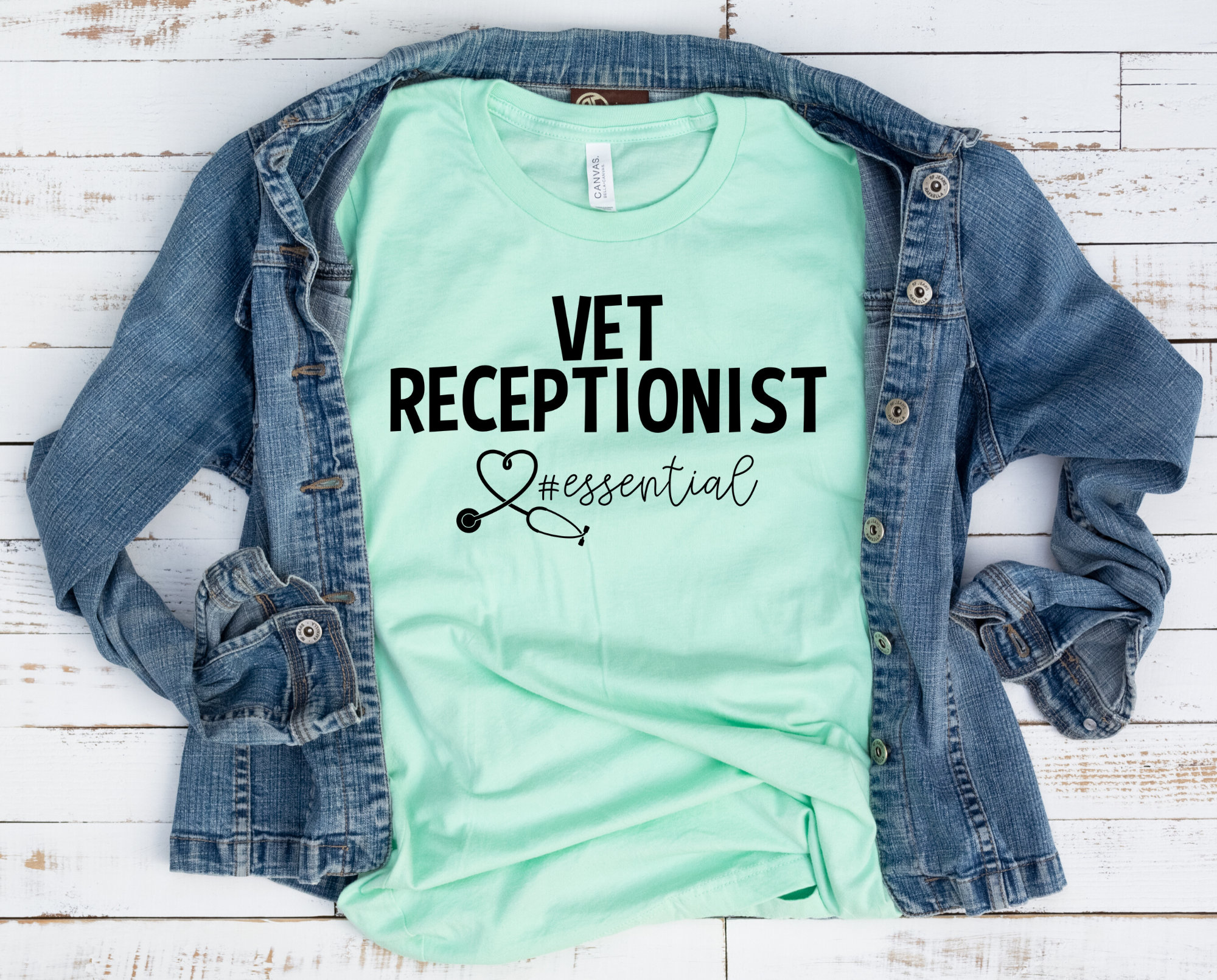 Vet Receptionist Shirt Essential Vet Shirt Veterinary Gift | Etsy