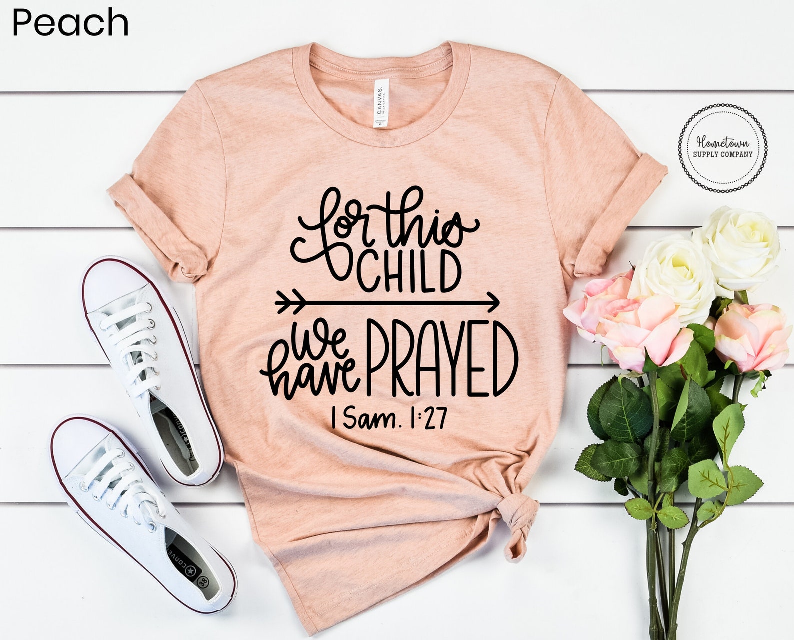 For This Child We Have Prayed Shirt, Cute Shirts for Women, New Mom Tee ...