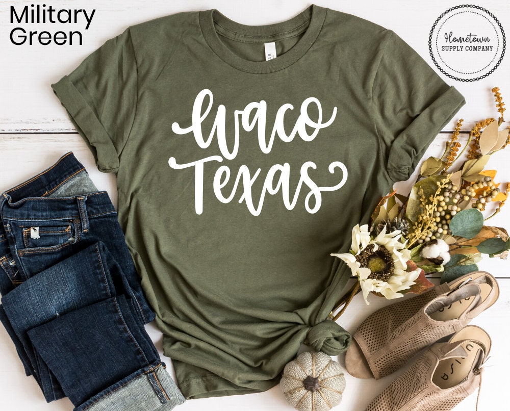 Waco Texas Shirt Waco Shirt Waco Texas T-shirt Waco TX | Etsy