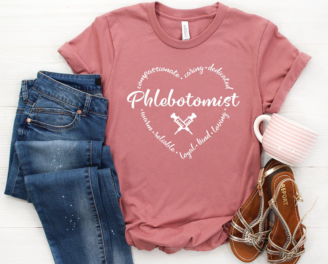 Phlebotomist Shirt, Phlebotomy Shirt, Phlebotomist Gift, Lab Shirt ...