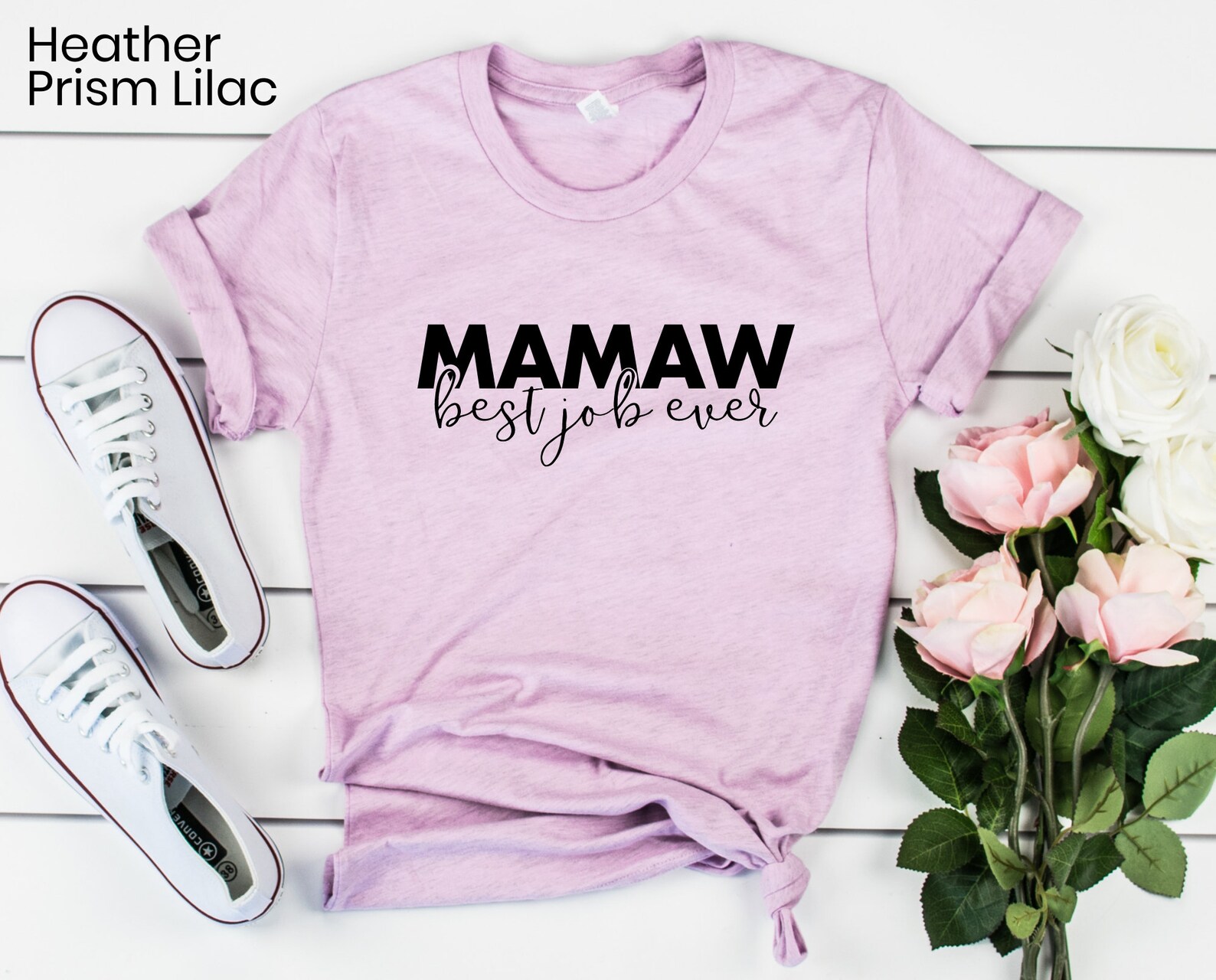 Mamaw Best Job Ever Shirt Mamaw Gift Mamaw T-shirt Gift for - Etsy