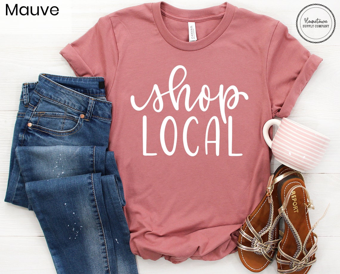 Shop Local Shirt Small Business Owner Tee Cute Vendor Tee | Etsy