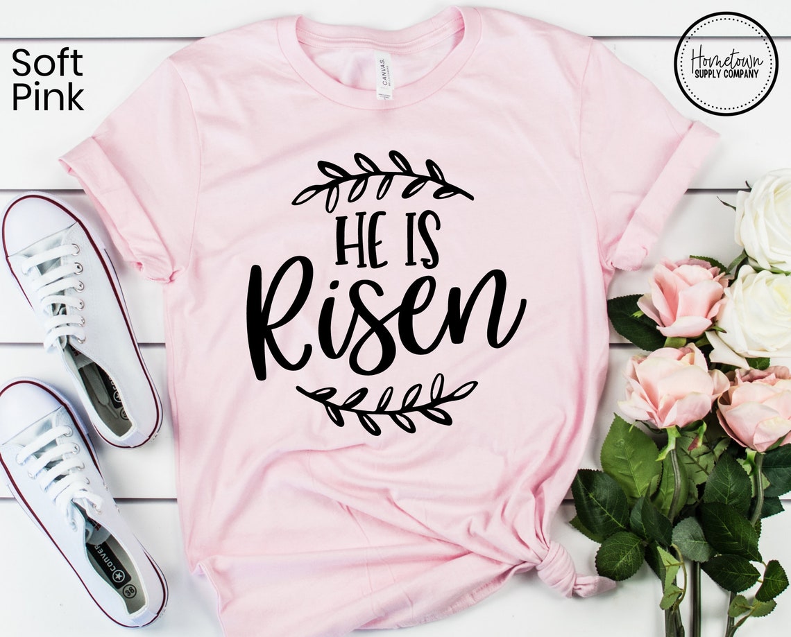 He is Risen Shirt, Easter Shirt, Christian Shirt, Easter Sunday ...