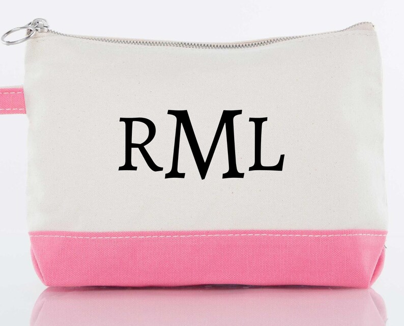 Personalized Makeup Travel Bag Custom Cosmetic Bag Women Bridesmaid ...