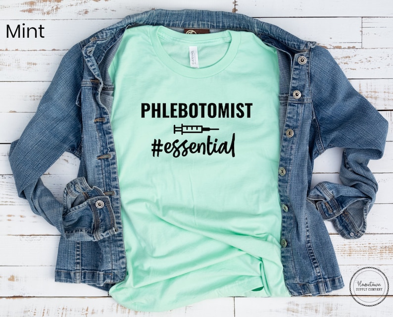 Phlebotomist Shirt, Phlebotomy Shirt, Phlebotomist Gift, Lab Shirt ...