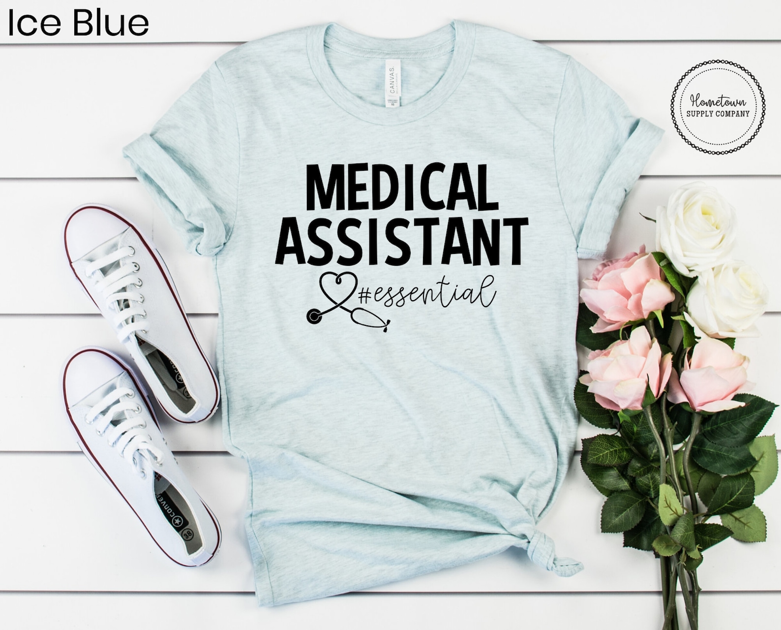 Medical Assistant Shirt Essential Heart Stethoscope MA - Etsy Singapore