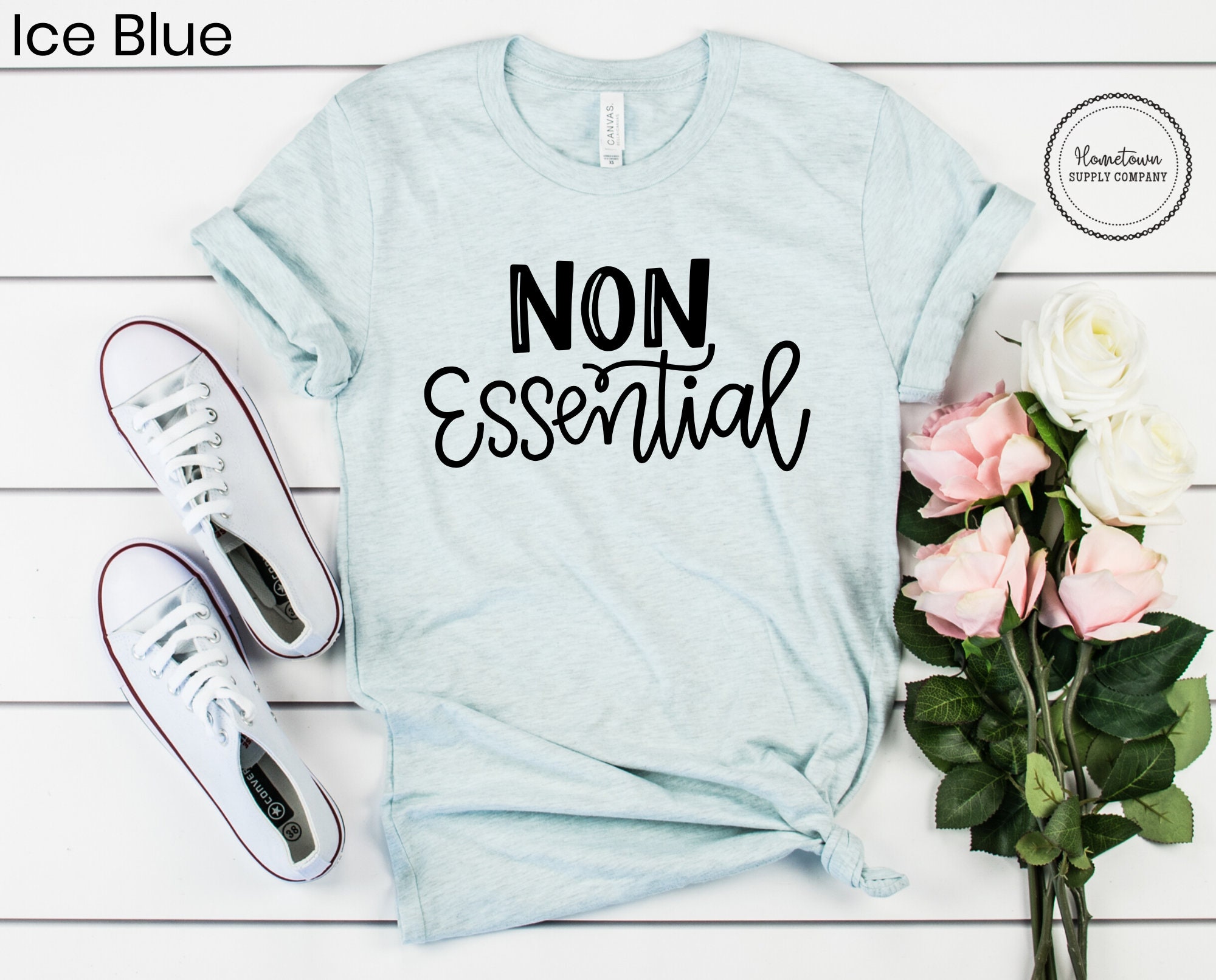 Non Essential Shirt, Nonessential Shirt, Work From Home Shirt, Employee ...