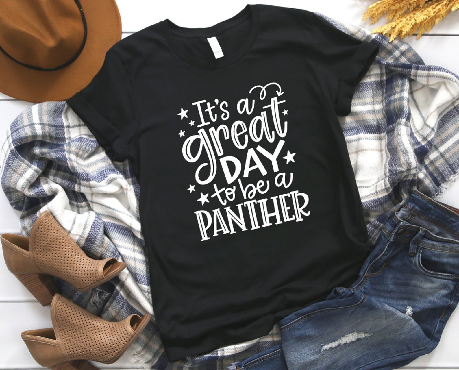 It's a Great Day to Be a Panther Shirt Back to School | Etsy