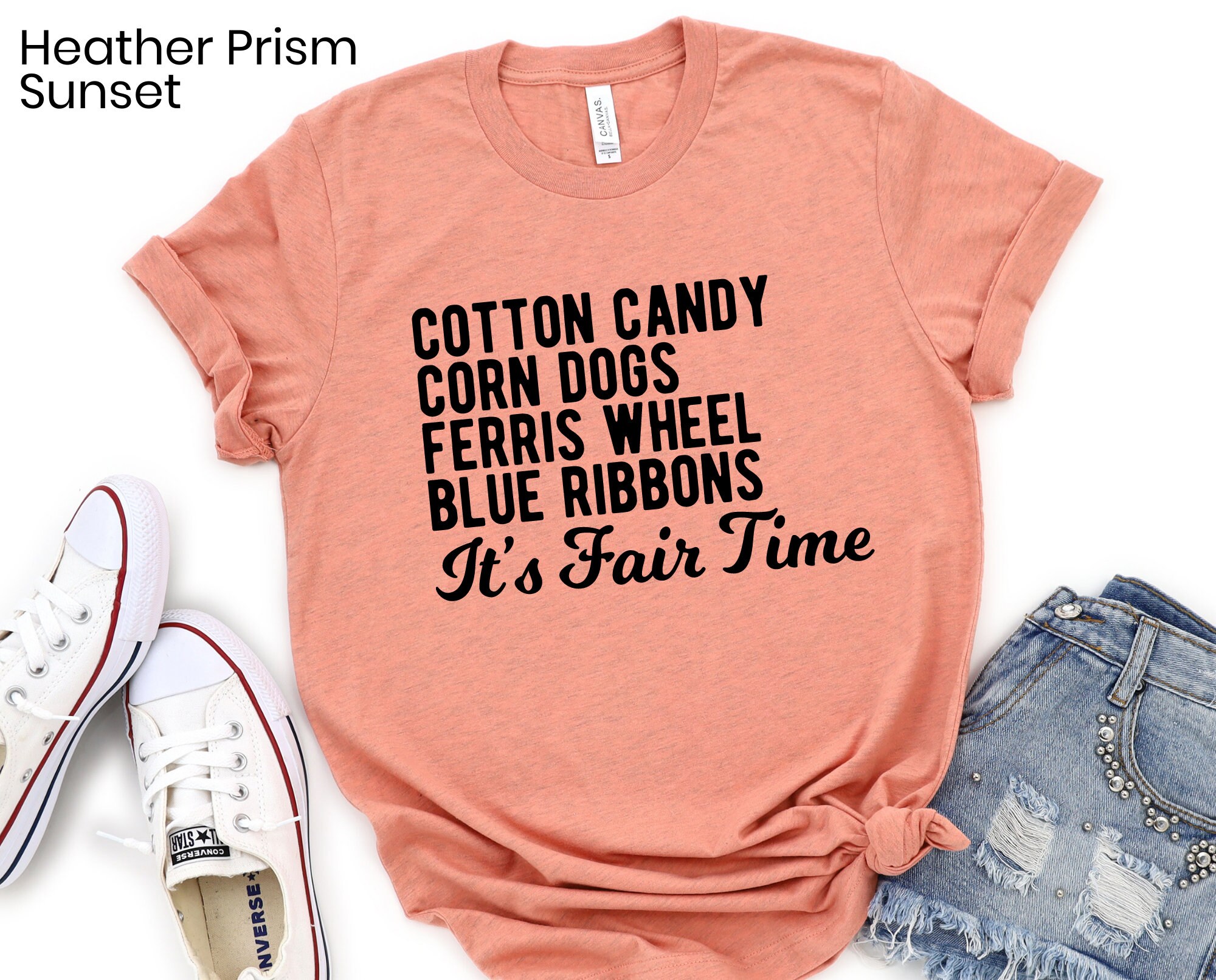 Fair Shirt, It's Fair Time Shirt, Fall Shirt, Cotton Candy, Corn Dogs ...