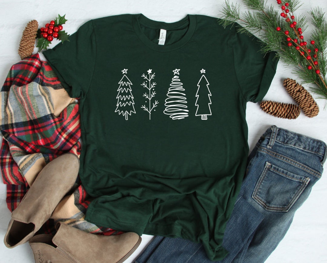 Christmas Tree Shirt - Christmas Shirt, Merry Christmas Shirt, Holiday ...