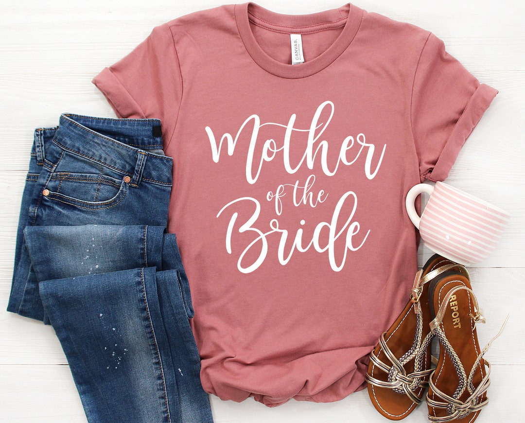 Mother of the Bride Shirt, Wedding Shirts, Bridal Party Shirts, Parent ...