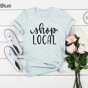 Shop Local Shirt, Small Business Owner Tee, Cute Vendor Tee for Women ...