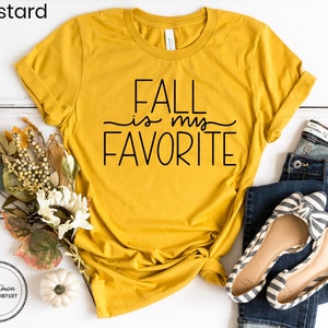 Fall is My Favorite Shirt - Cute Fall Shirt for Women - Halloween ...