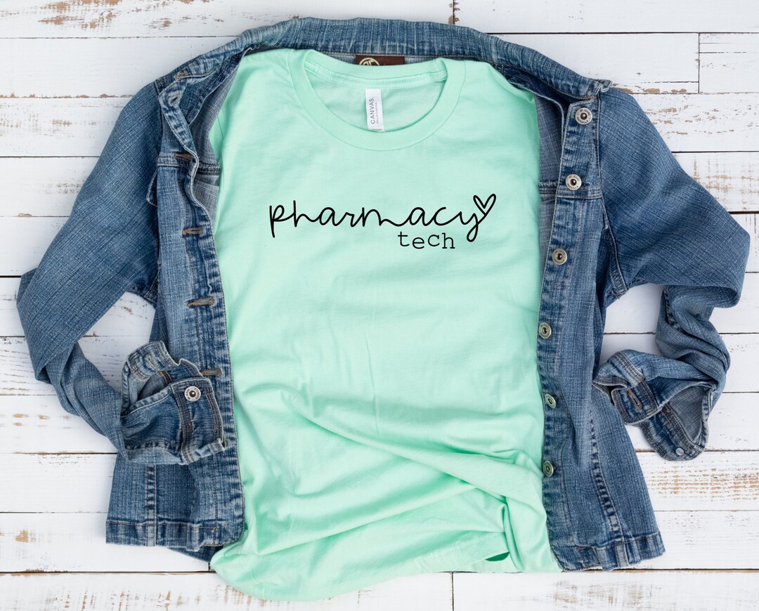 Pharmacy Tech Shirt - Pharmacy Technician Shirt, Pharmacy Tech Gift ...