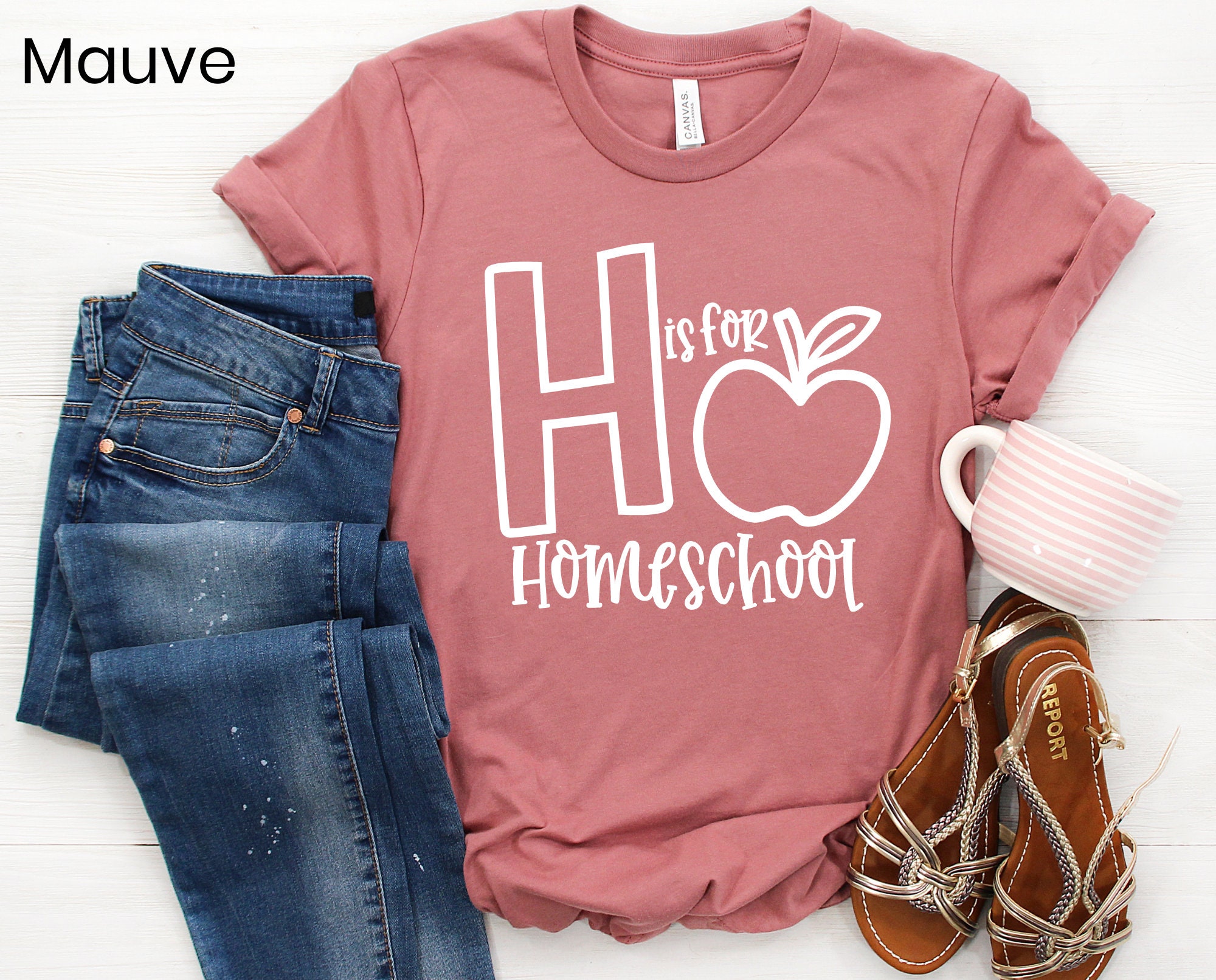 Homeschool Shirt - H is for Homeschool Tee, Homeschool Teacher, Shirt ...