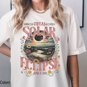 Total Solar Eclipse Shirt 2024 Solar Eclipse Tshirt Path of Totality ...