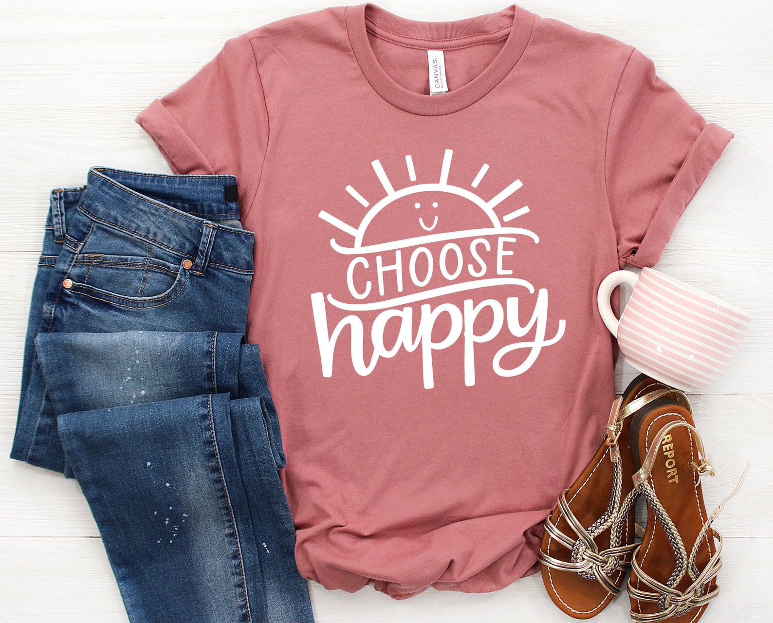 Choose Happy Shirt Inspirational Shirt Happiness Shirt - Etsy