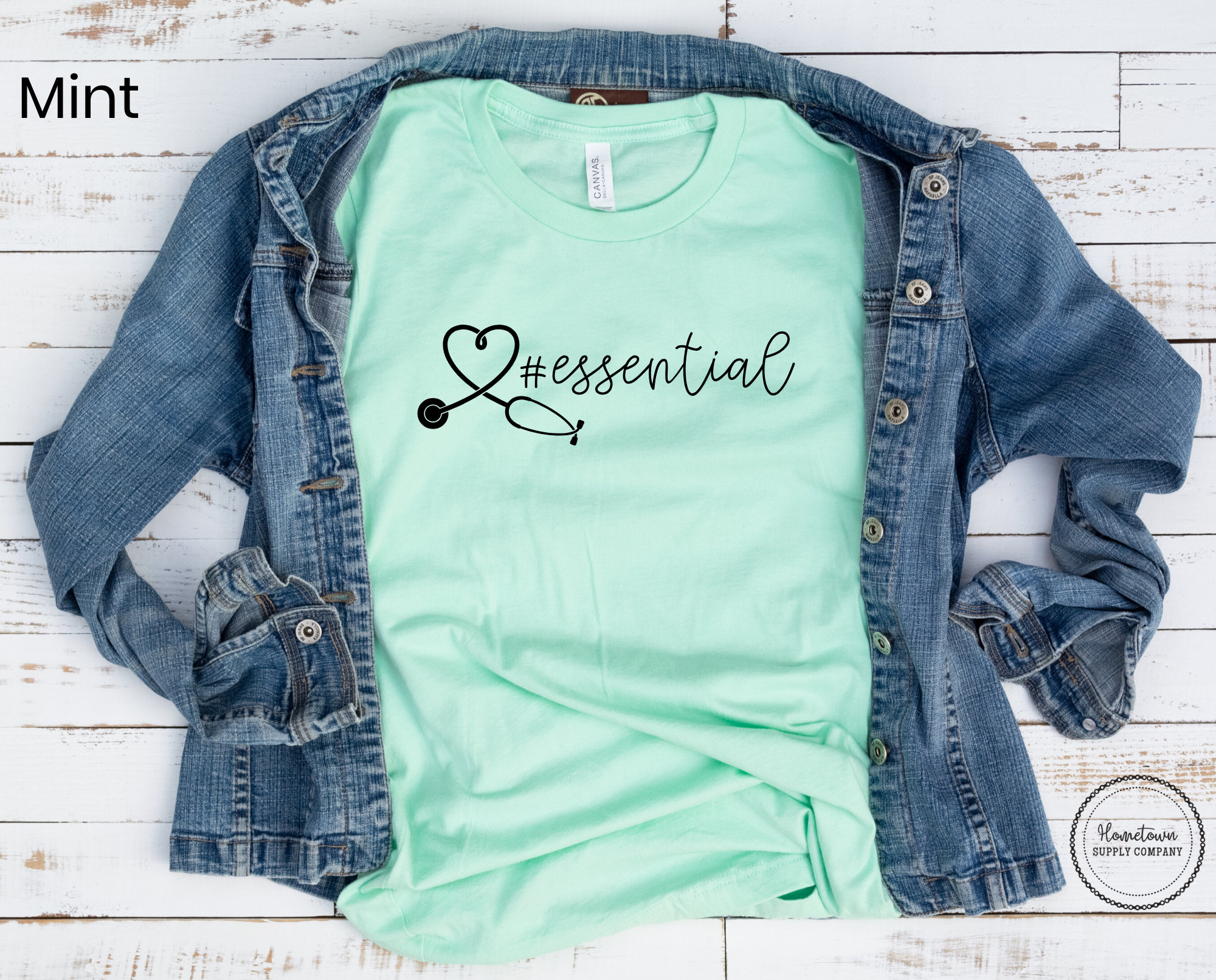 Essential Healthcare Worker Shirt Nurse Gift Heart | Etsy