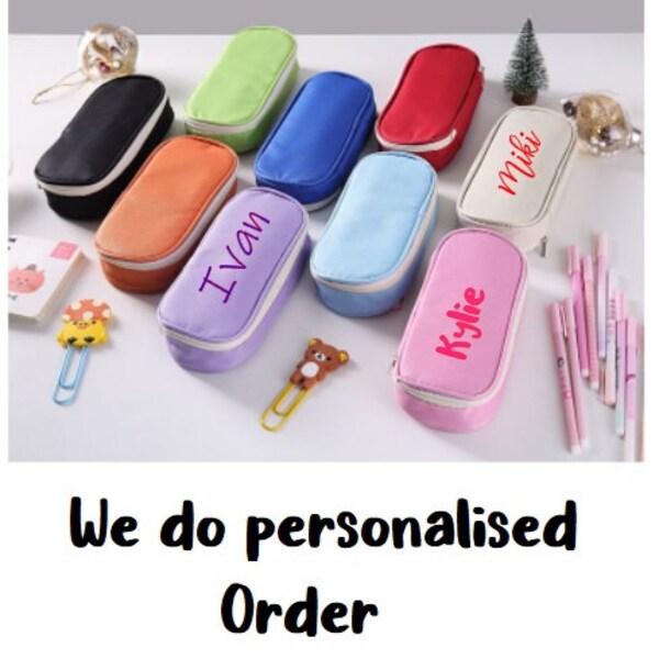 Personalized Pencil Case - Etsy Australia