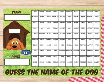 TEDDY Guess the Name of Scratchcard Fundraising Game Fete Fair Fayre ...
