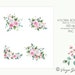 White Pink Watercolor Flowers Clipart Floral Clip Art Blush Dusty Rose ...