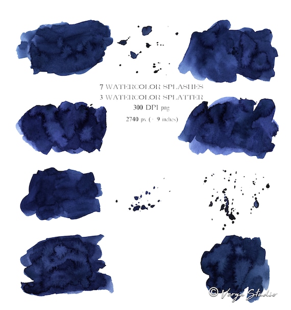 Watercolor Splashes Png