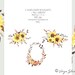 Rustic Watercolor Fall Floral Clipart, Sunflowers Bouquet PNG, Floral ...