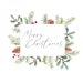 Pine Winter Berries Clipart Watercolor Christmas Clip Art Pine Cones ...