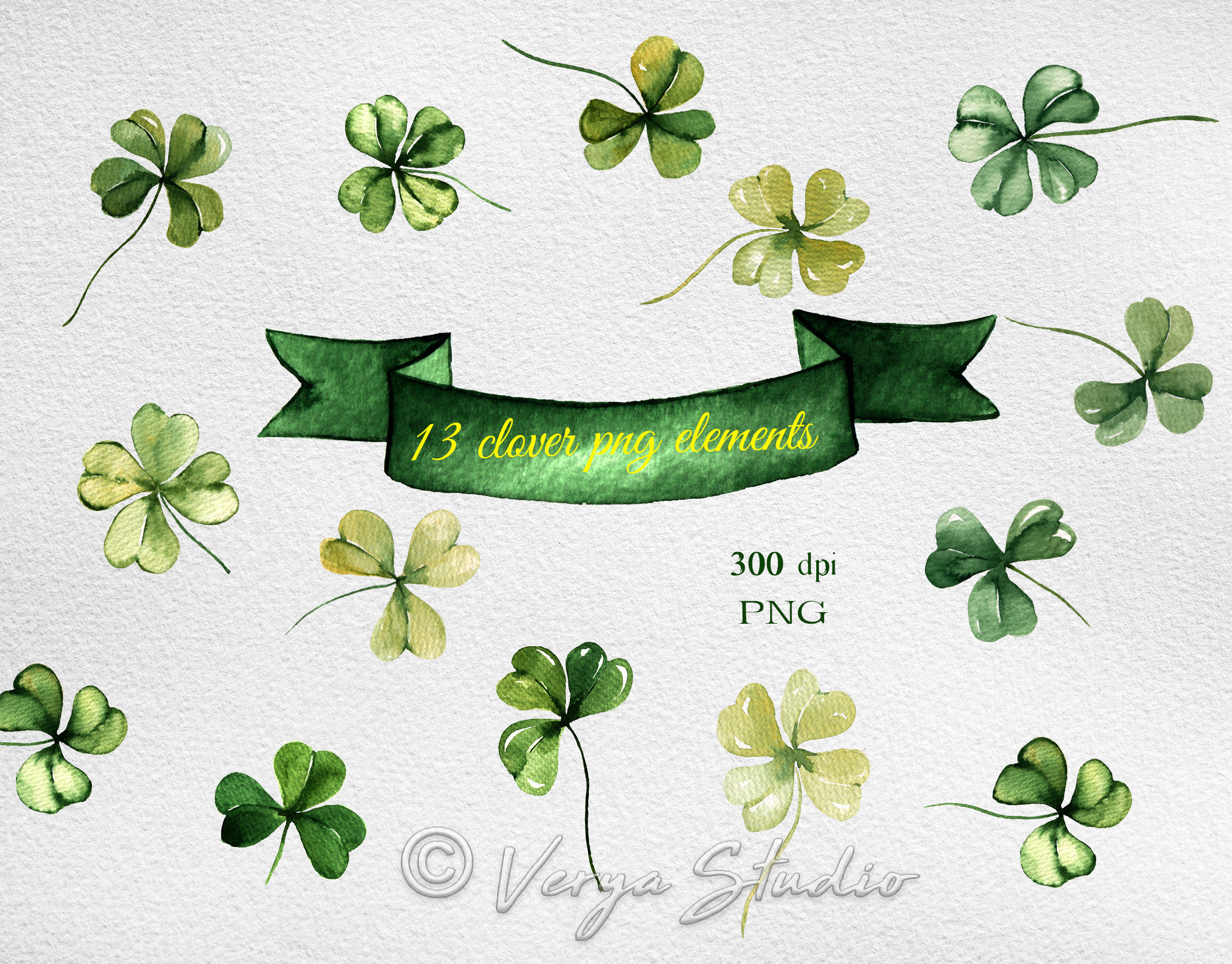 St. Patricks Day Clipart Watercolor Saint Patrick's Day | Etsy