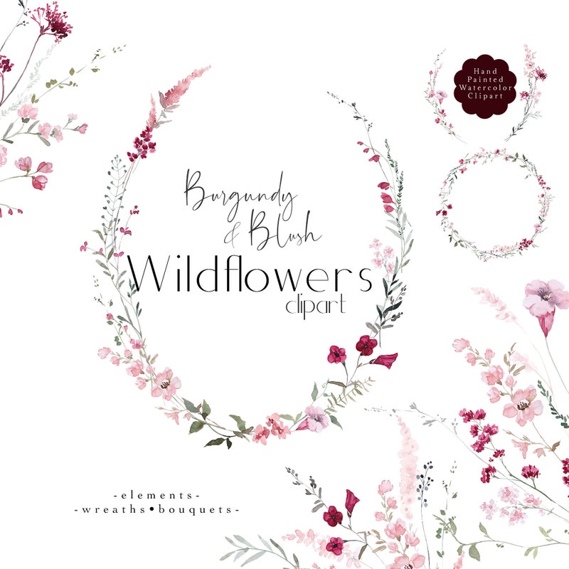 Blush Meadow Wreath - Etsy