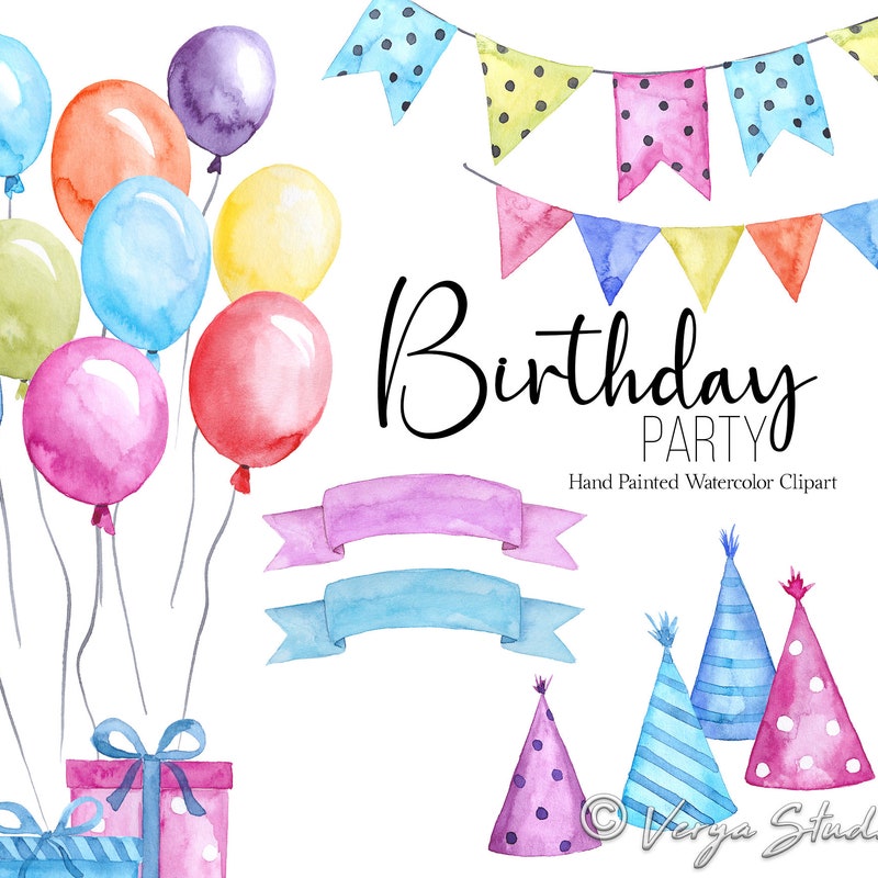 Birthday Clip Art - Etsy