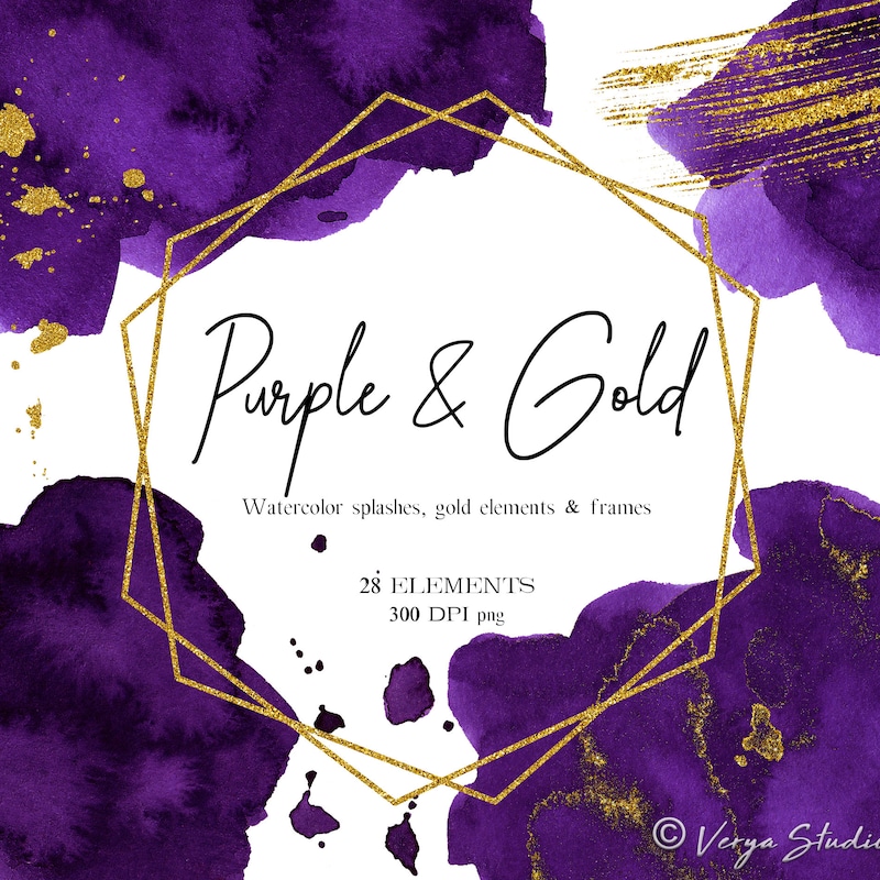 Purple and Gold Wallpaper - Etsy