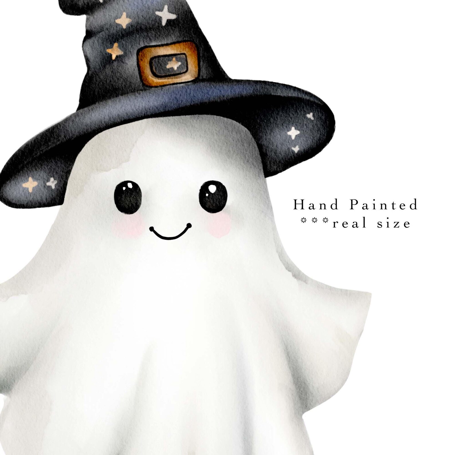 Boo Halloween Clipart Watercolor Ghost Clip Art Elements Spooky ...