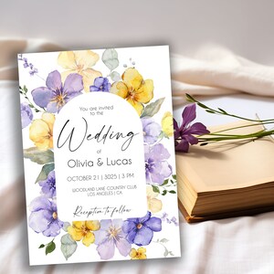 Sunshine Lavender Yellow Floral Clipart Watercolor Flowers Frames Clip ...