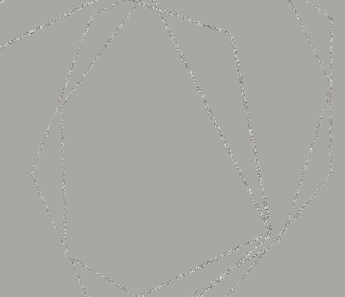 Silver Frame Clipart PNG Minimalist Golden Frames Geometric - Etsy