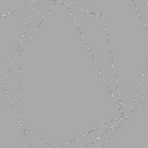 Silver Frame Clipart PNG Minimalist Golden Frames Geometric Wedding ...