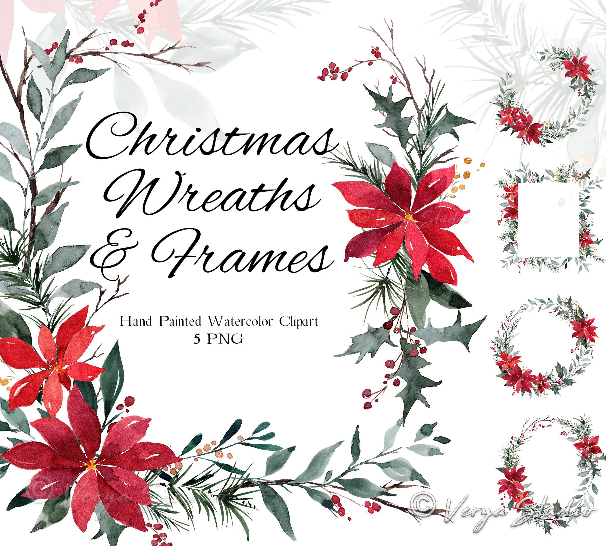Wreath Border Clipart