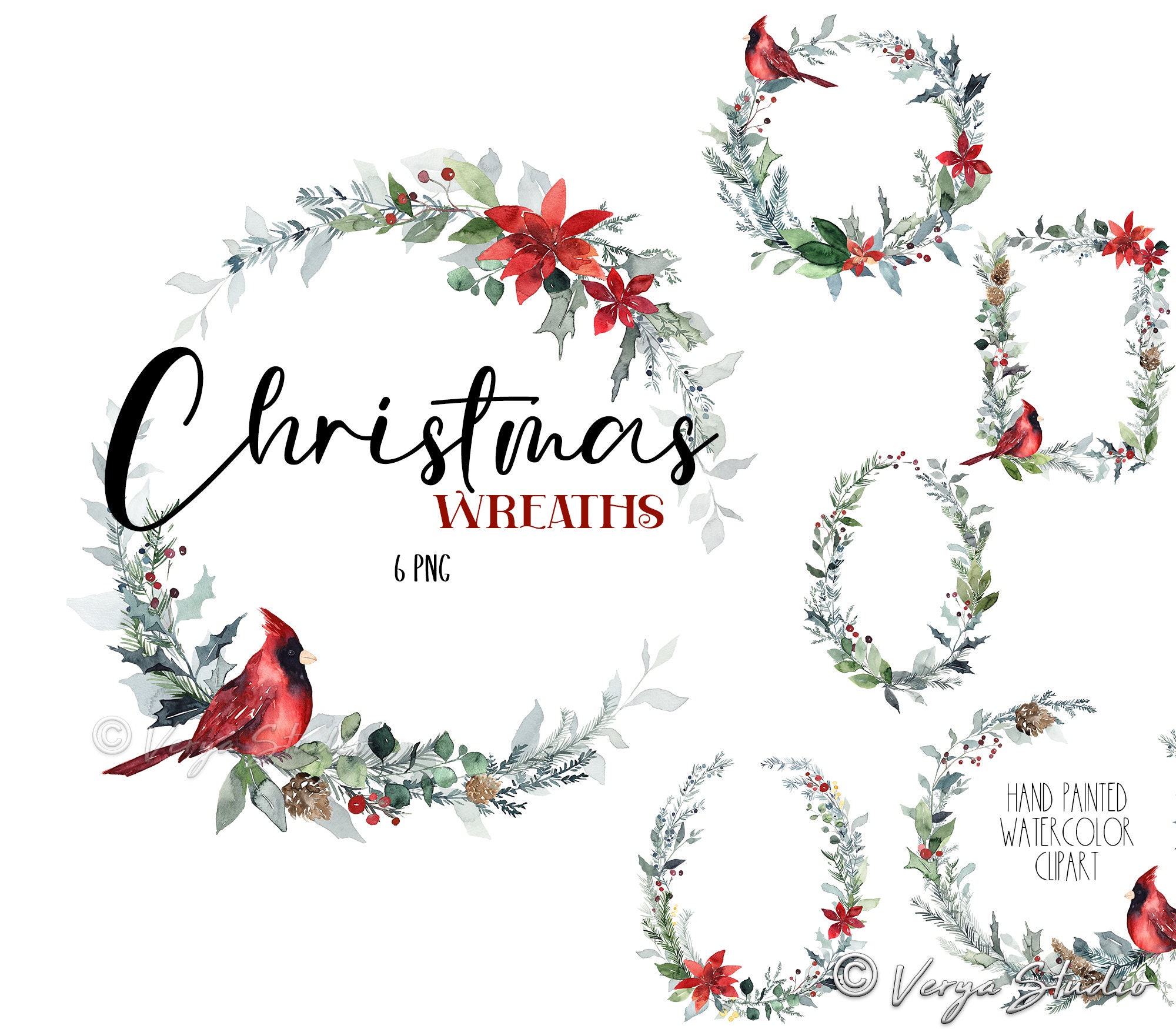 Christmas Wreath Clip Art Free