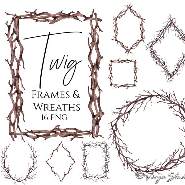 Twig Frame - Etsy