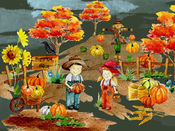 Fall Scene Clip Art
