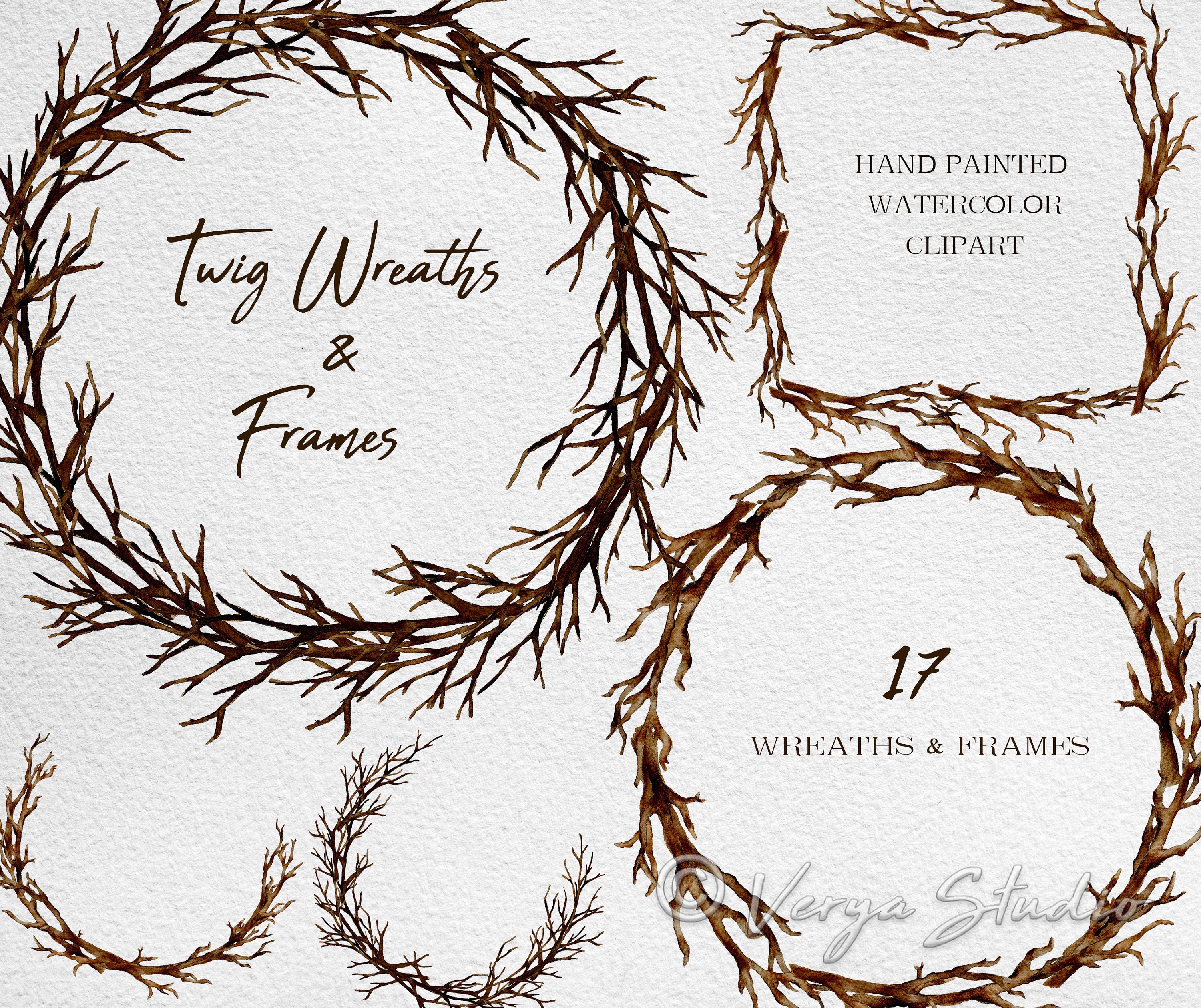 Rustic Wooden Frame Clipart