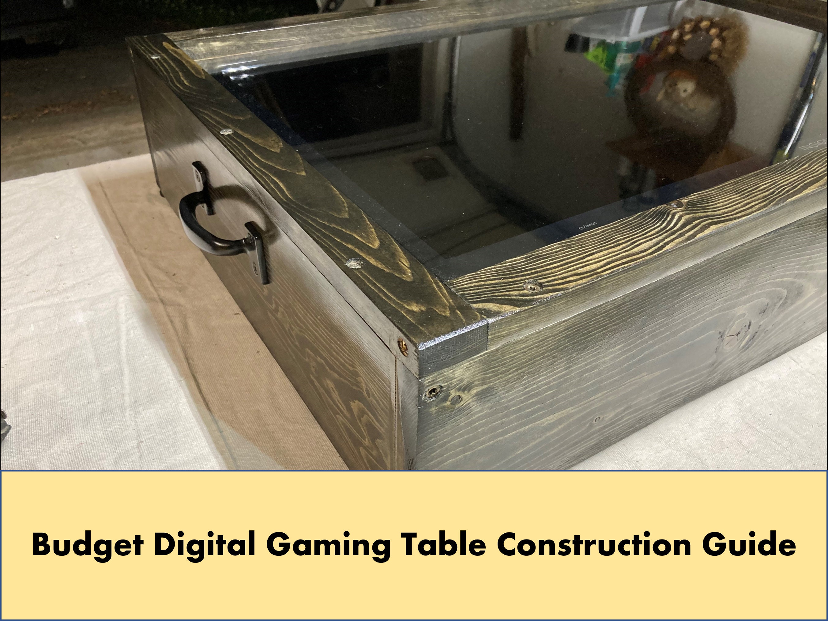 Budget Digital Gaming Table Construction Guide for Dungeons and Dragons ...
