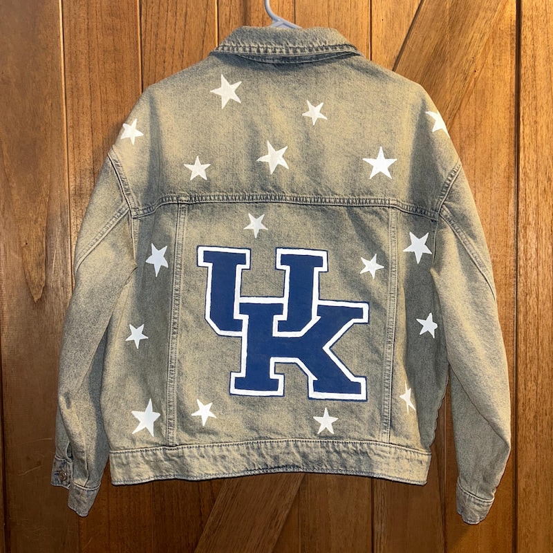 College Jean Jacket - Etsy