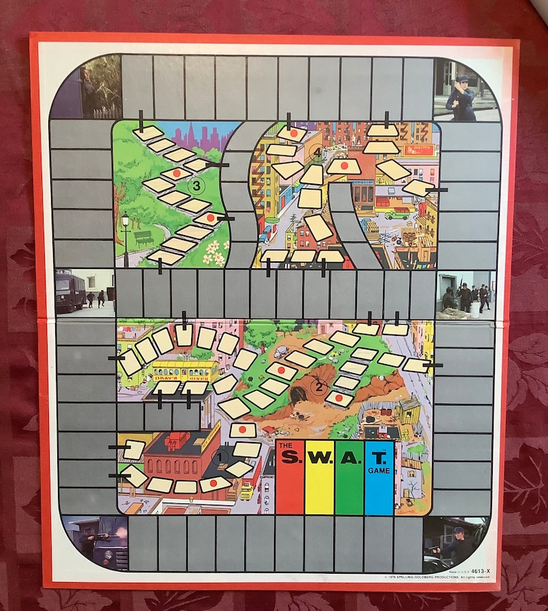 Vintage 1975 S.W.A.T. Board Game - Etsy