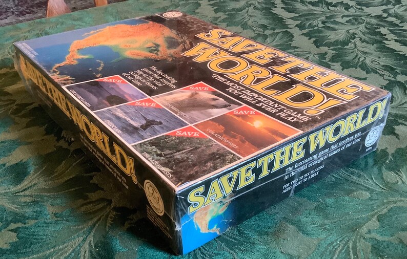 1990 Vintage Save the World Board Game - Etsy Canada