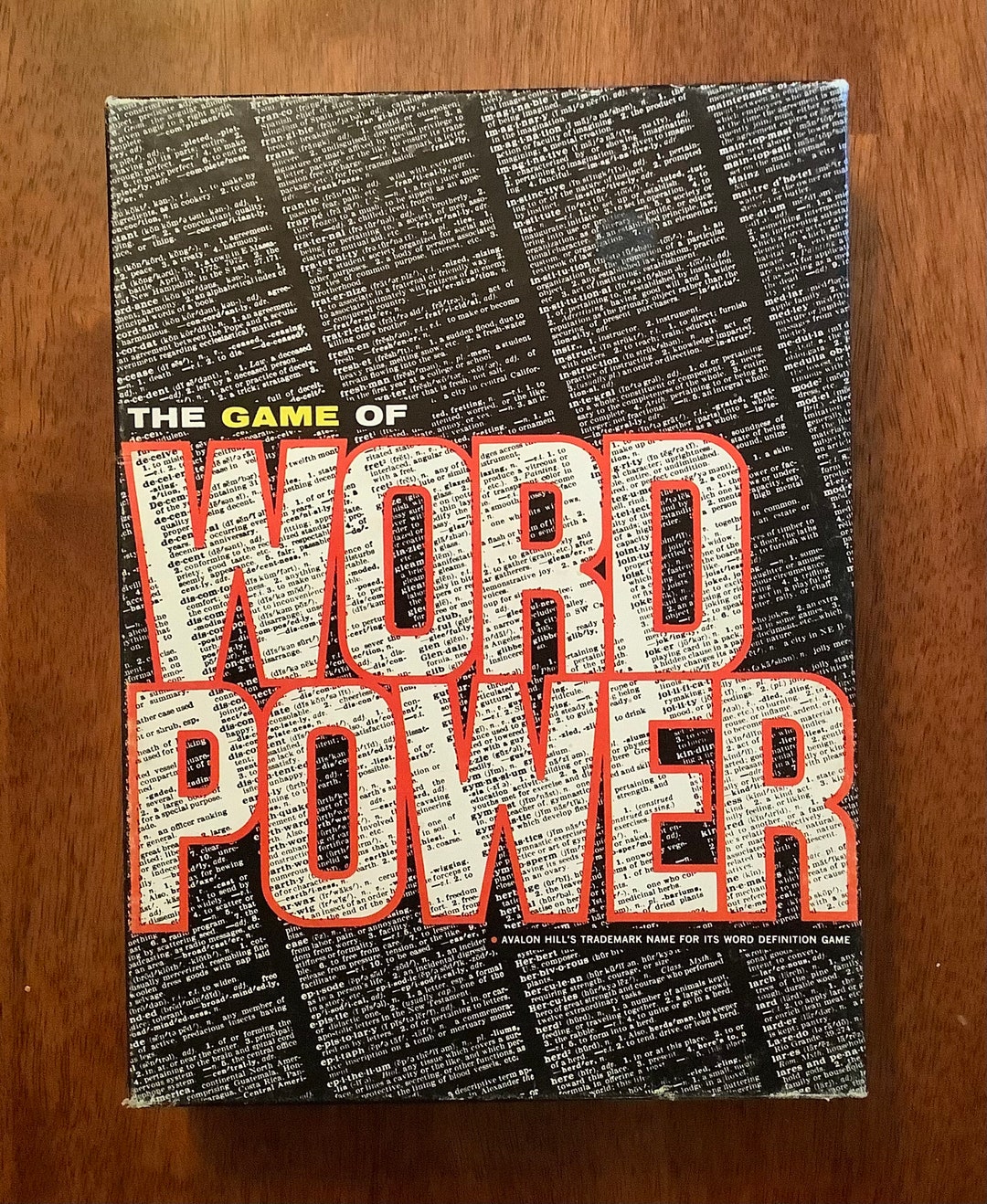 Vintage 1967 Avalon Hill Word Power Game - Etsy