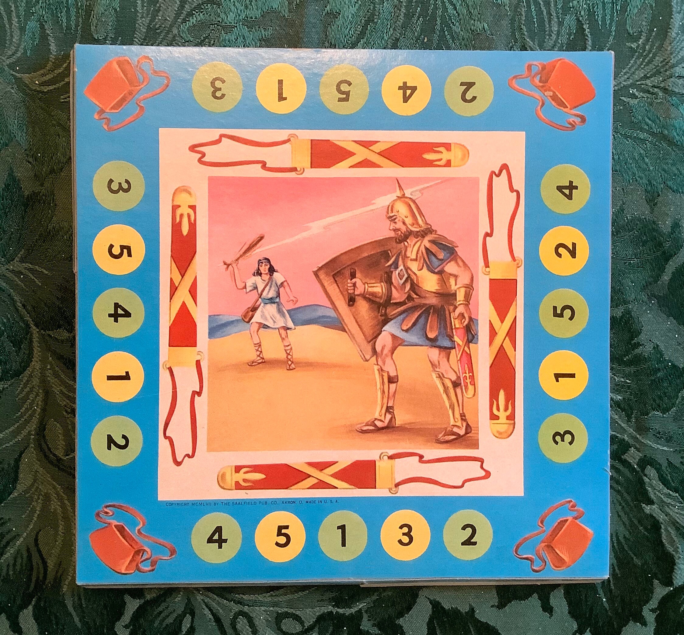 Antique David and Goliath Board Game 1957 - Etsy