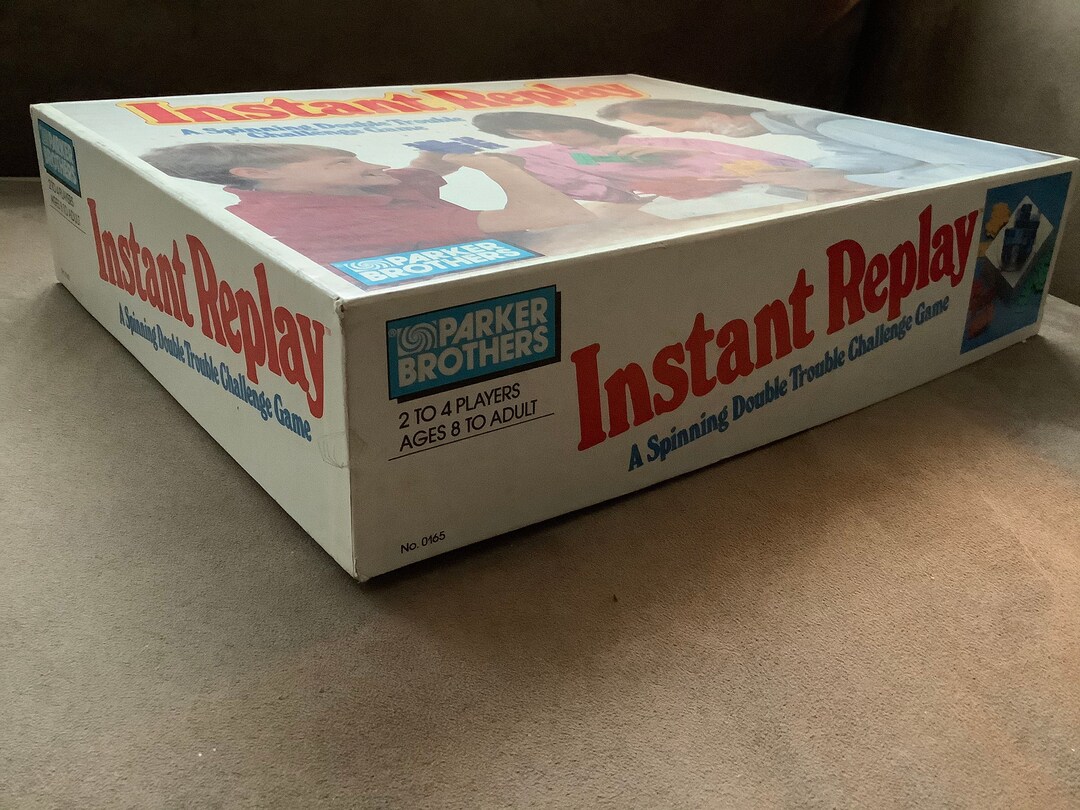 Vintage 1987 Instant Replay Board Game - Etsy
